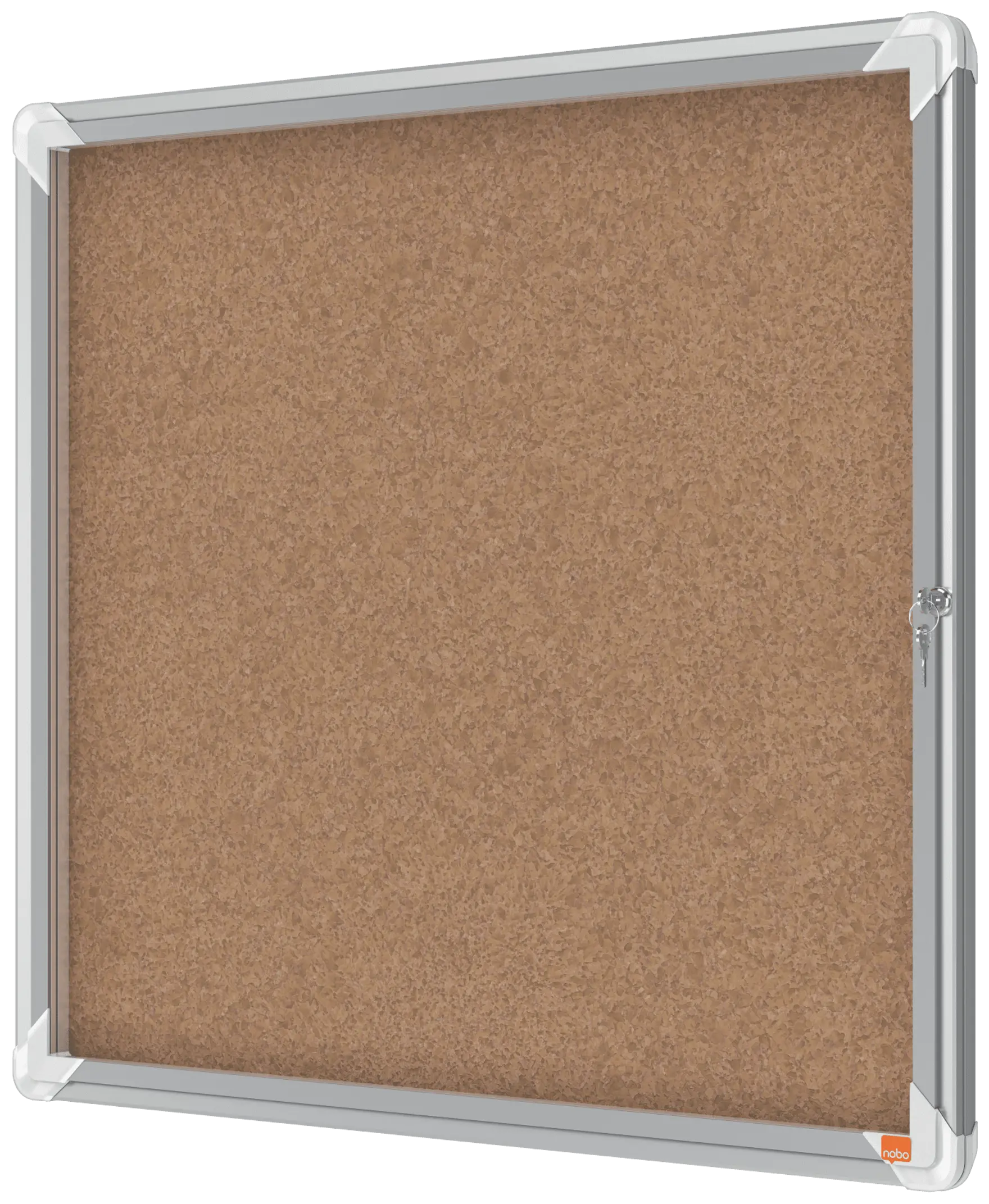 Nobo Premium Plus Cork Lockable Notice Board 6xA4 | NOBO