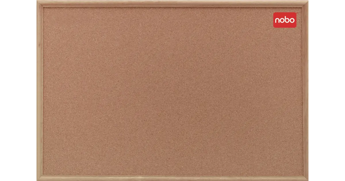 Nobo Classic Cork Wood Noticeboard | NOBO
