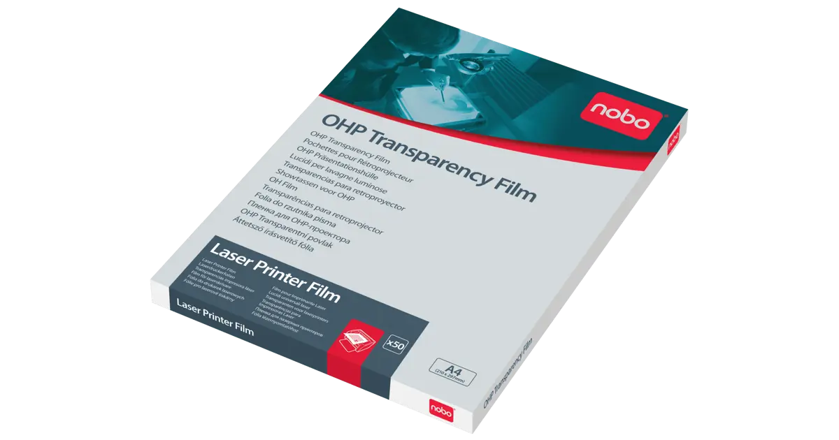 Nobo Overhead Projector Laser Printer Film | NOBO