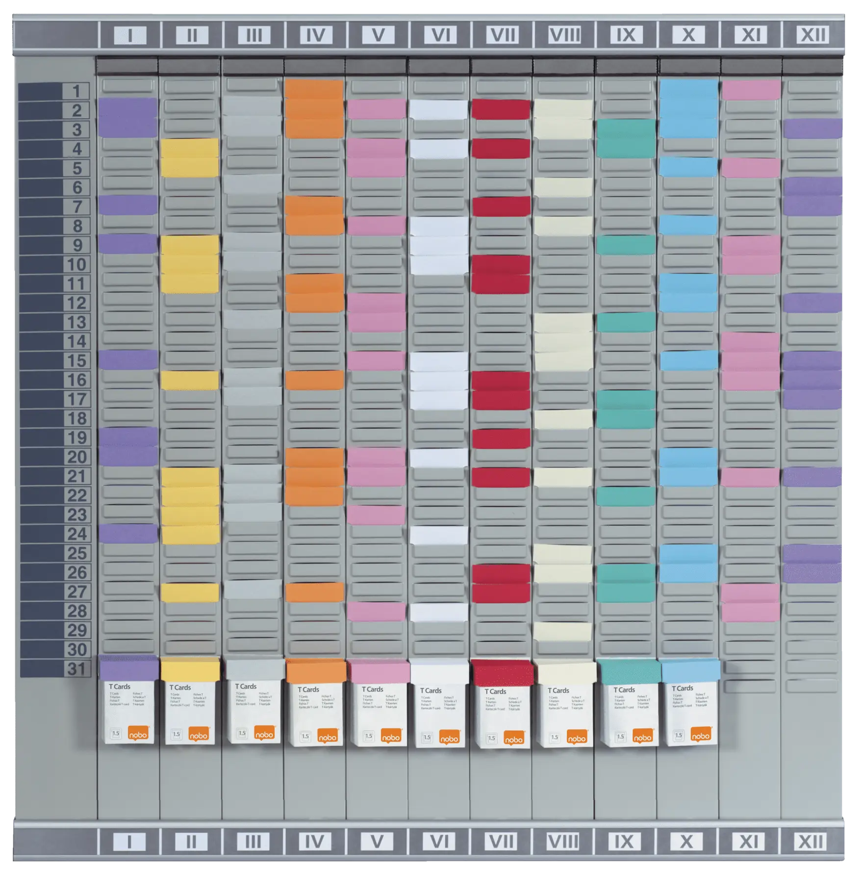 Nobo kit planning à fiches T Professionnel | NOBO