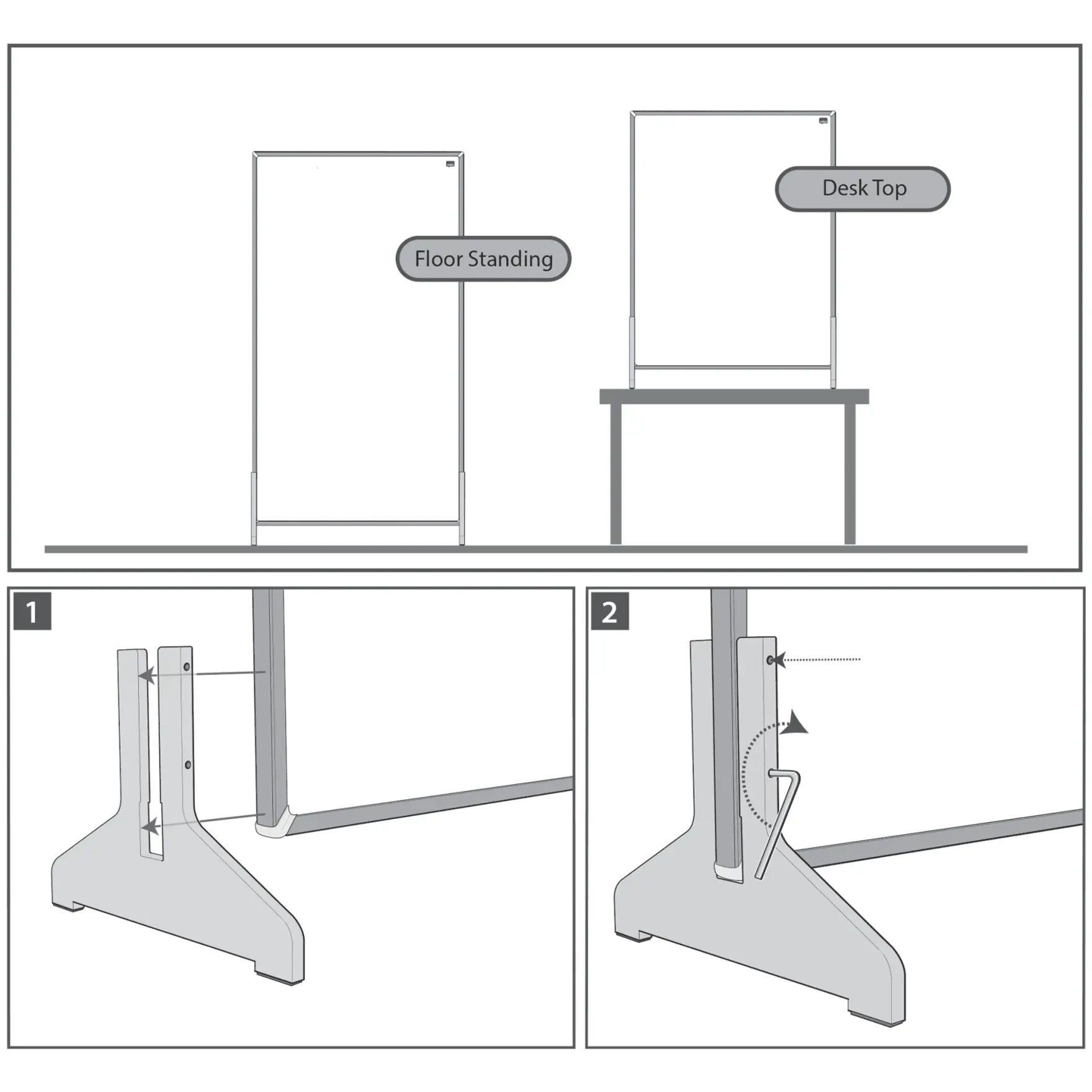 Nobo Impression Pro Free Standing Room Divider Screen Felt Surface ...