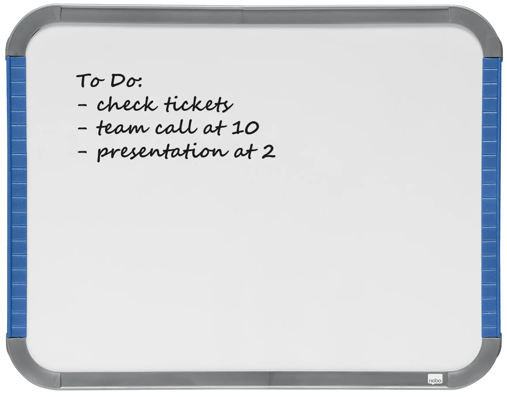 Nobo Mini Magnetic Whiteboard Slim Frame 220x280mm Nobo