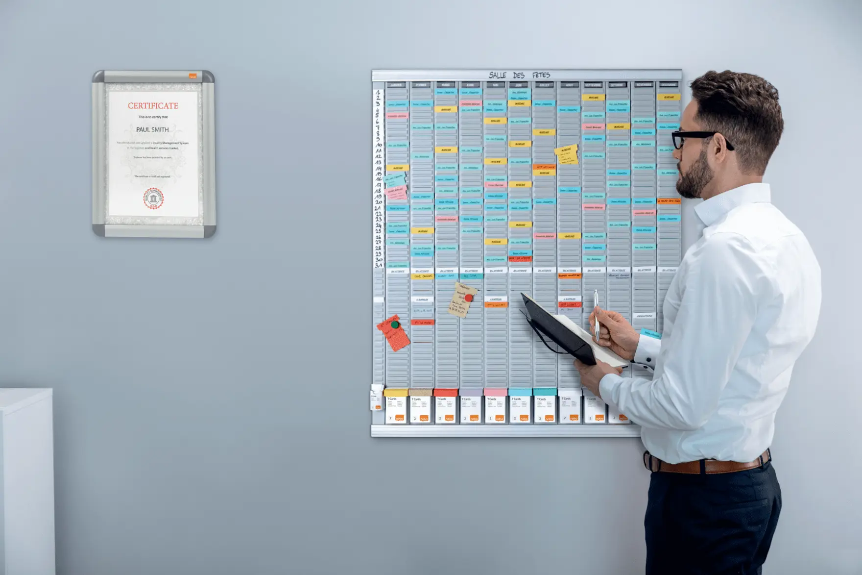 Fiches T pour planning Nobo - Taille 1 | NOBO