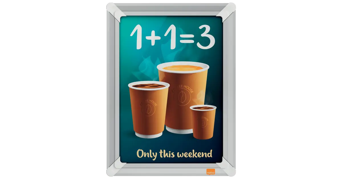 Nobo Premium Plus A4 Poster Frame | NOBO