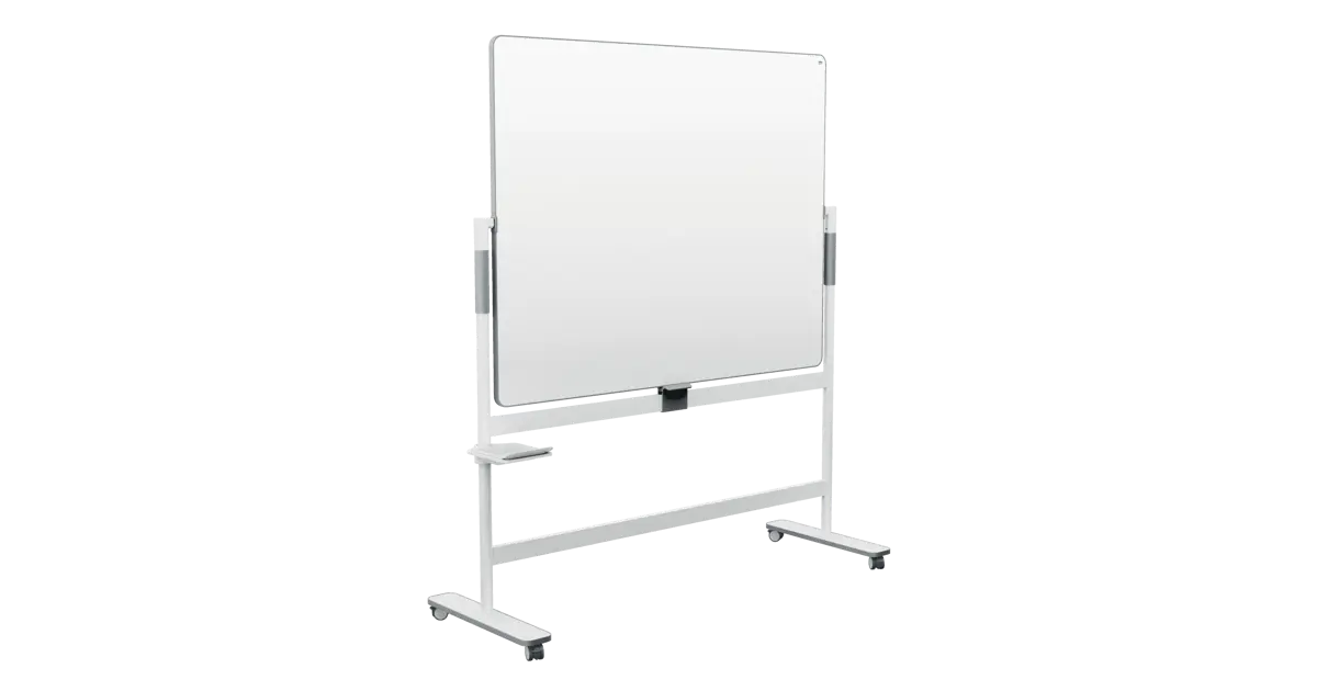 Tableau blanc mobile pivotant Nobo Move & Meet 1500x1200 mm | NOBO
