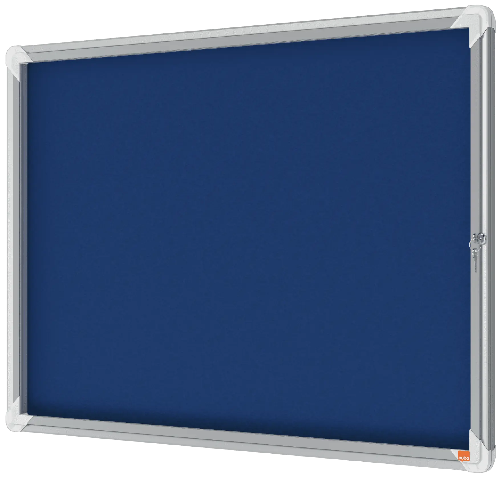 Nobo Premium Plus Felt Lockable Notice Board 8xA4 - Lockable Notice ...