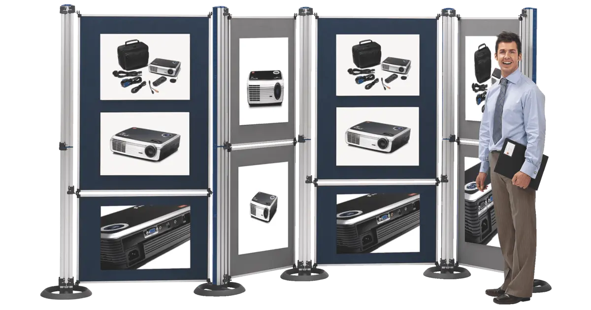 Modular Display System Large Panel (A0) Felt | NOBO