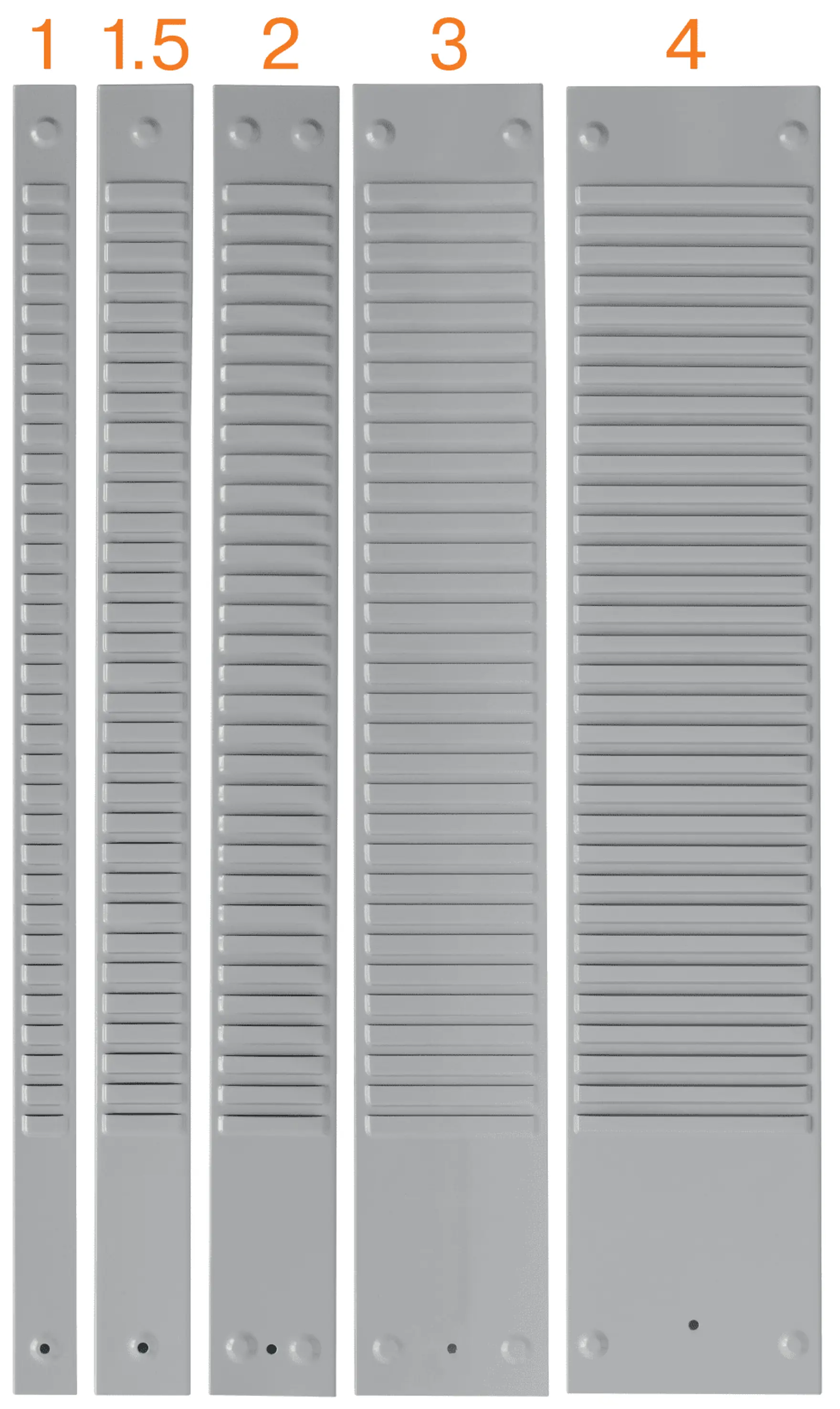 Nobo T-Card Metal Panels Size 2, 40 Slot | NOBO
