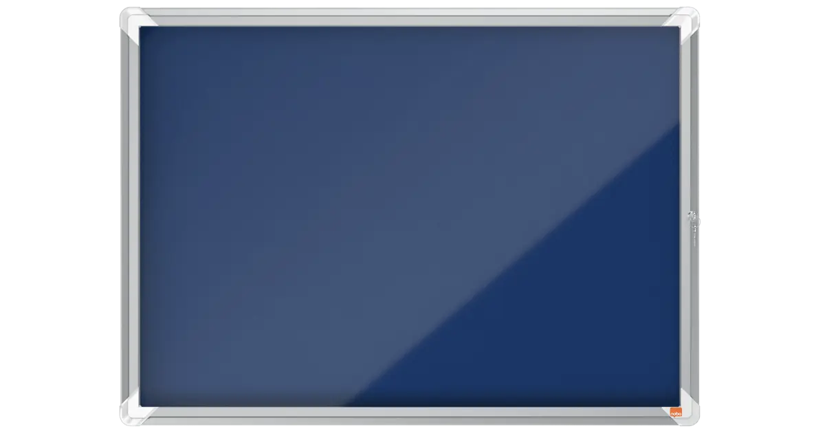 Nobo Premium Plus Felt Lockable Notice Board 8xA4 | NOBO