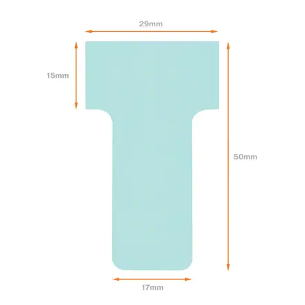 Nobo T-Card Planning Cards - Size 1 | NOBO