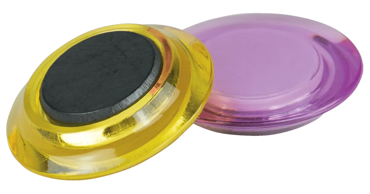 Nobo Magnetic Whiteboard Magnets 6 pack 30mm Coloured Magnets | NOBO