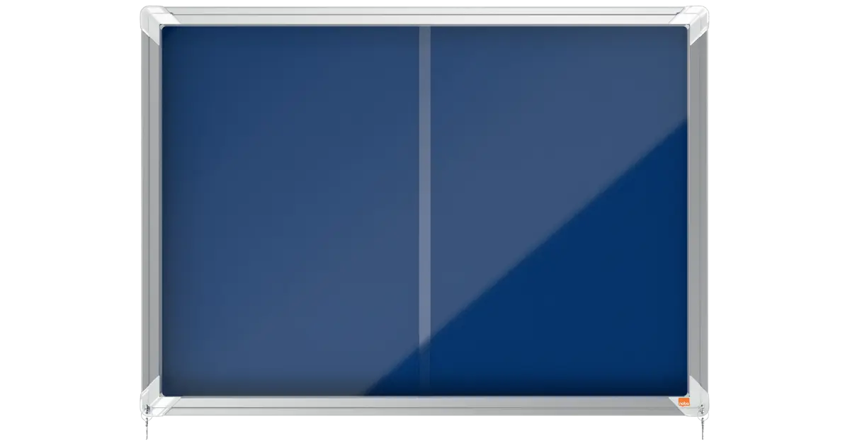 Nobo Premium Plus Felt Lockable Notice Board 8xA4 | NOBO