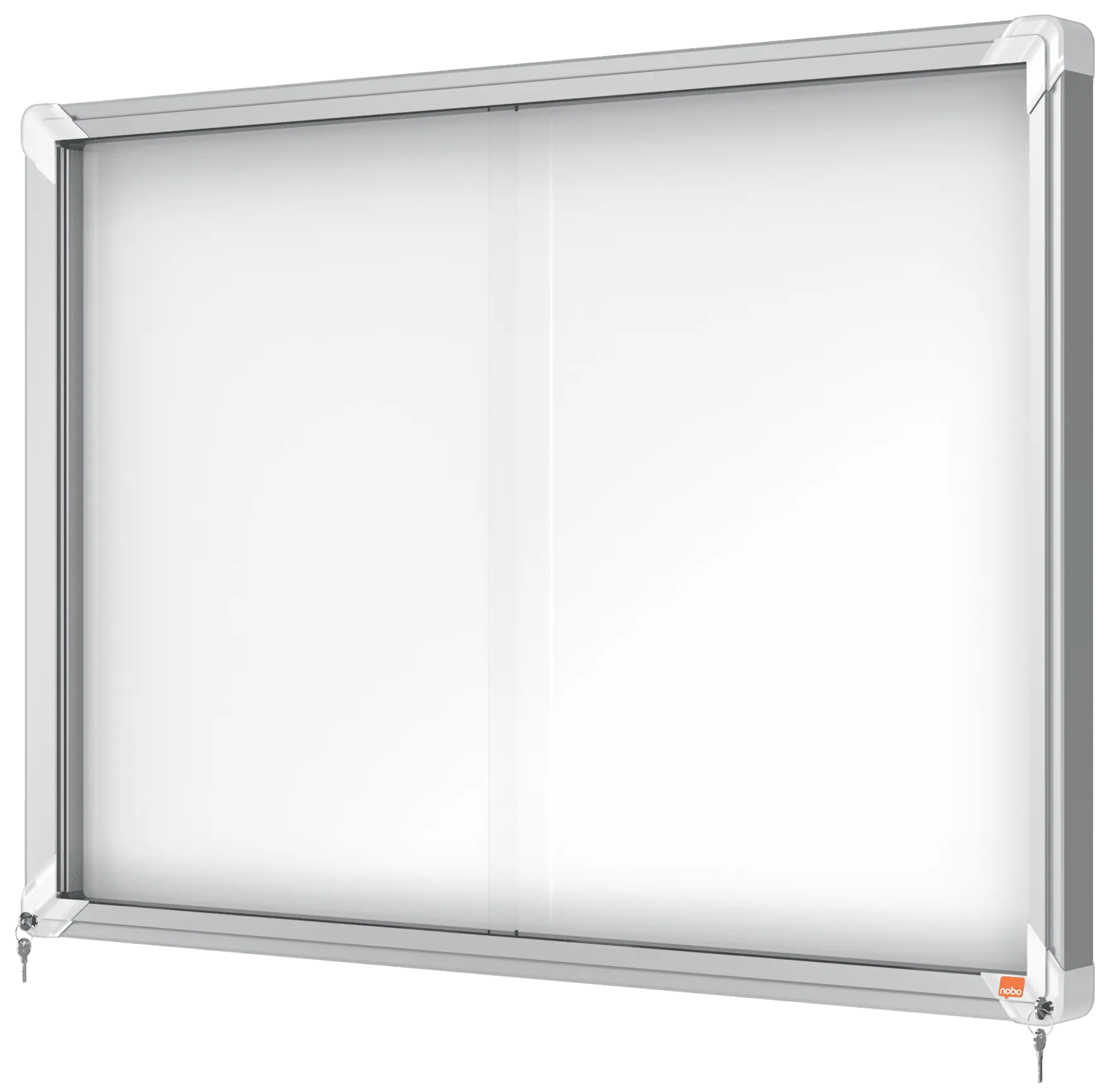 Nobo Premium Plus Magnetic Lockable Notice Board 8xA4 | NOBO