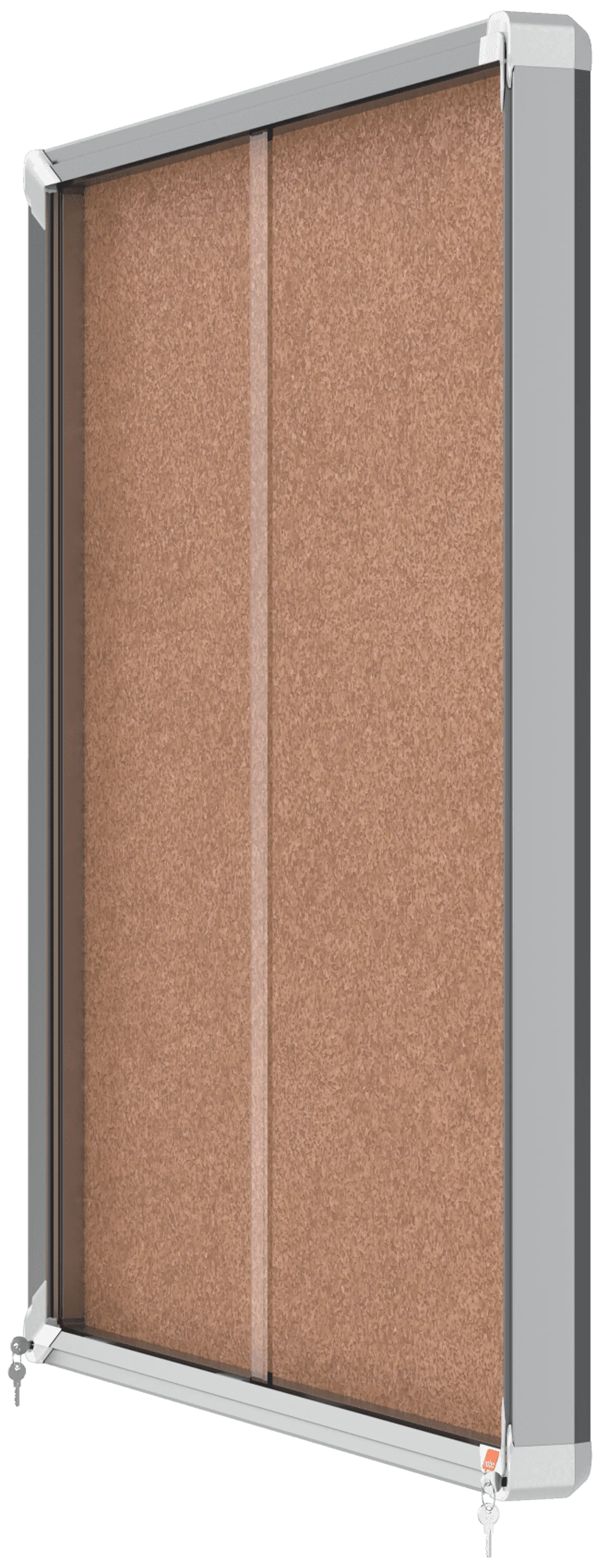 Nobo Premium Plus Cork Lockable Notice Board 12xA4 | NOBO