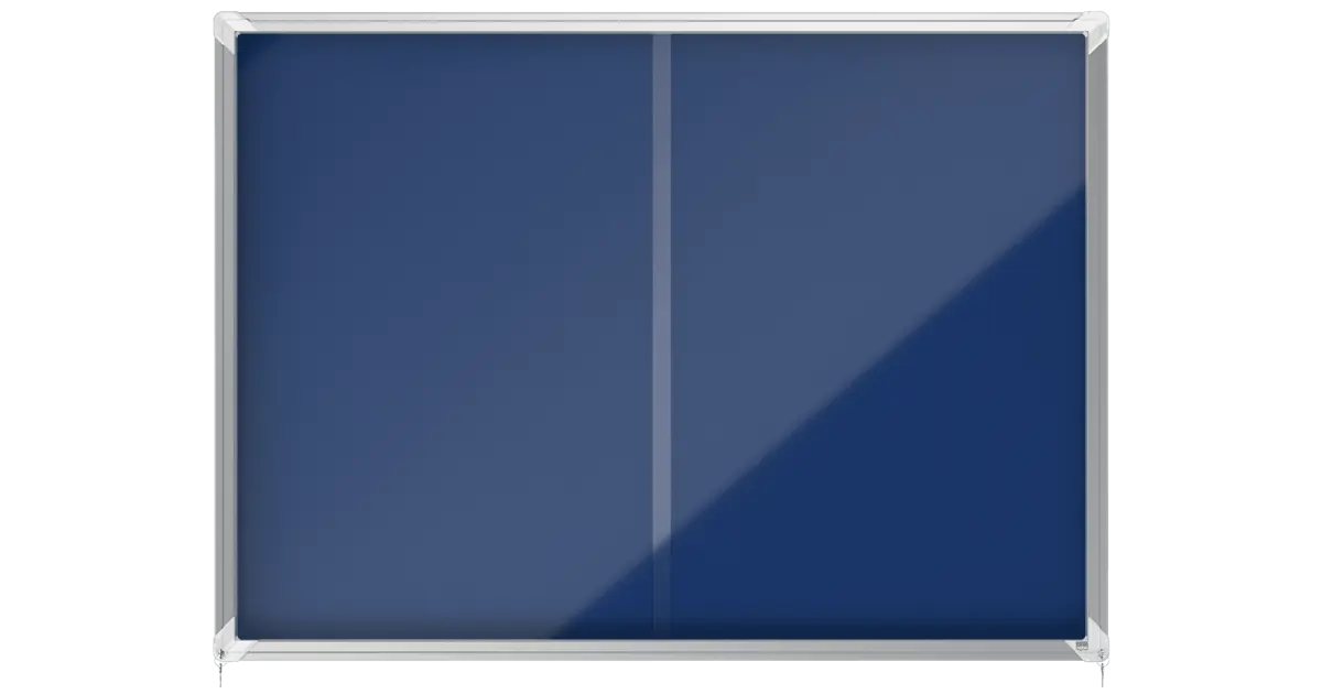 Nobo Premium Plus Felt Lockable Notice Board 18xA4 | NOBO