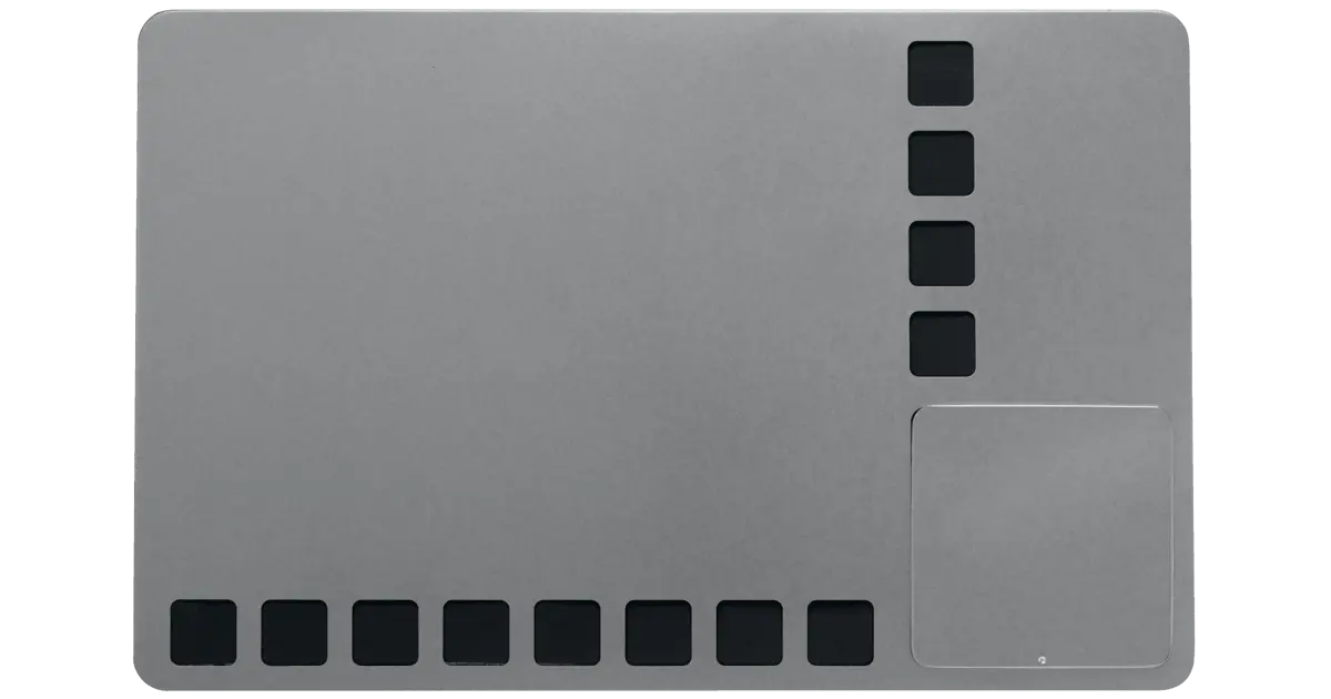 Nobo Small Magnetic Whiteboard with Pin Board Squares 610x390mm | NOBO