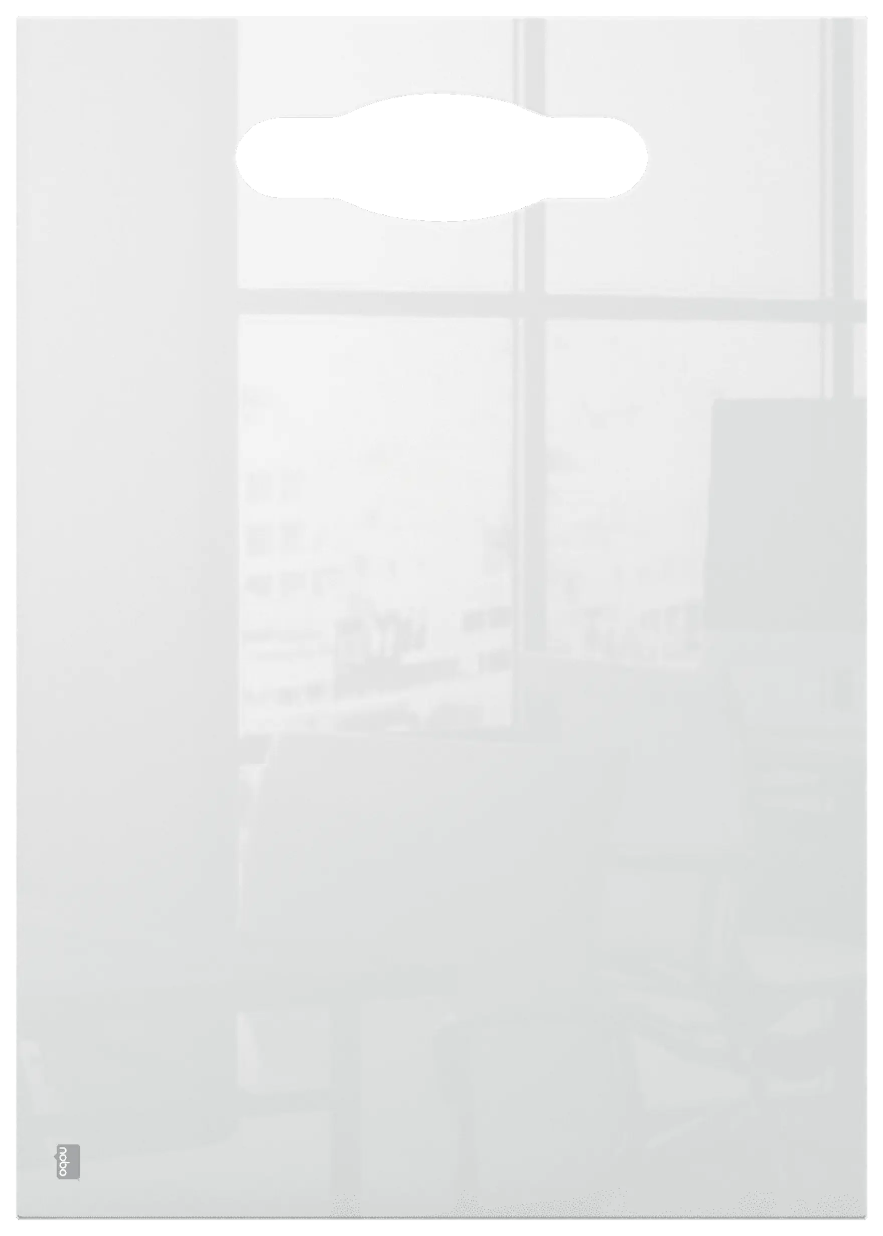 Nobo Transparent Acrylic Mini Portable Whiteboard Desktop Notepad A4 | NOBO