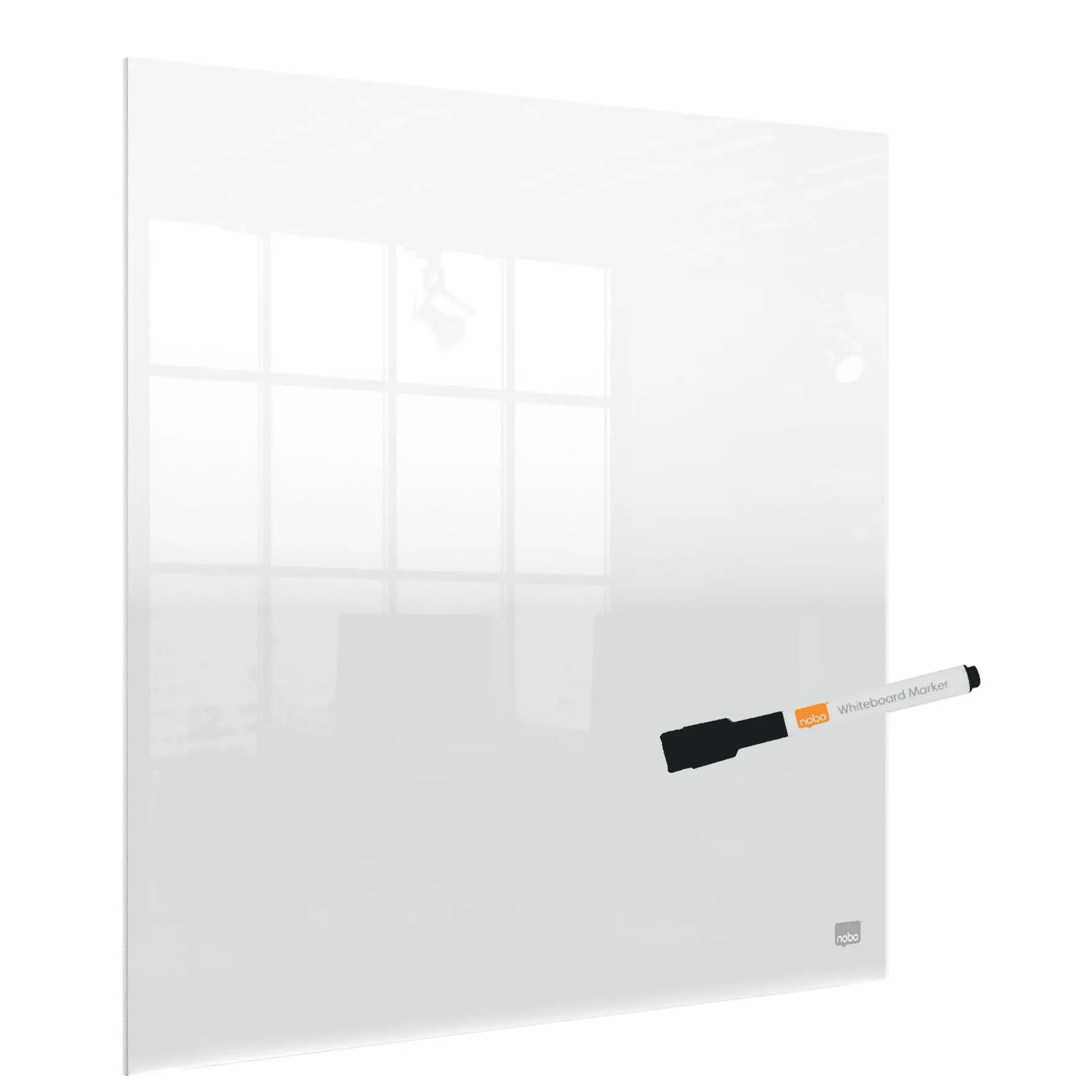 Mini tableau blanc de bureau ou mural Nobo en acrylique transparent ...