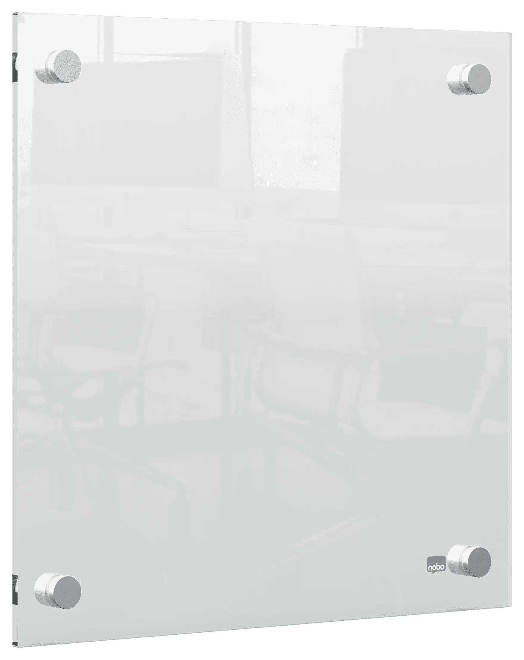 Nobo Transparent Acrylic Mini Whiteboard Wall Mounted 300x300mm | NOBO