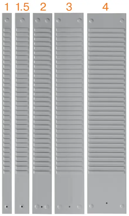 Nobo T-Card Metal Panels Size 3, 54 Slot | NOBO