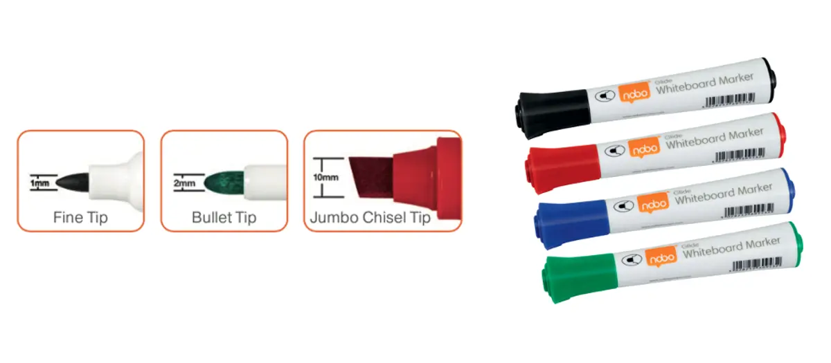 Nobo Dry Erase Whiteboard Pens